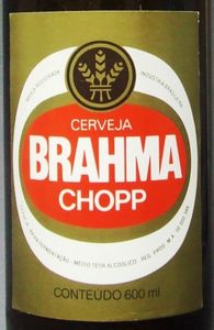Drink Label: Brahma Chopp (Cia Brahma do Brasil, BrazilCol:BR-BEER-000141