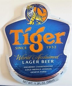 Drink Label: Tiger Lager Beer (Asia Pacific Breweries Ltd ...