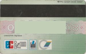 Bank Card: Dresdner Bank - ec 03 (Dresdner Bank, Germany, Federal ...