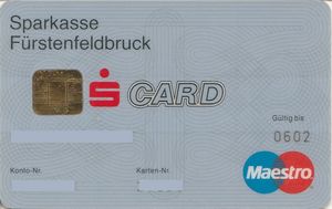 Bank Card: Sparkasse Furstenfeldbruck - S card (Sparkasse ...