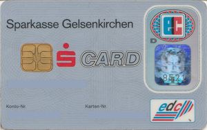 Bank Card: Sparkasse Gelsenkirchen - ec 99 (Sparkasse Gelsenkirchen ...