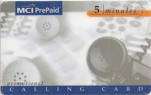 Τηλεκάρτα: MCI PrePaid promotional CALLING CARD (MCI (MCI), Ηνωμένες ...