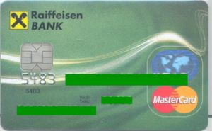 Bank Card: Raiffeisen BANK (Raiffeisen Bank, RomaniaCol:RO-MC-0124.01