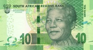 Banknote: 10 Rand (South Africa(2013-2016 ND "Nelson Mandela" With ...