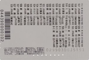 Transport Ticket: Map - Railway Map (Traing) (Japan Thematic, Japan ...