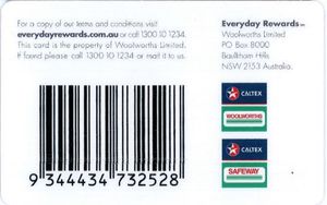 Functional Card: Everyday Rewards (Shops - Supermarkets, Australia ...