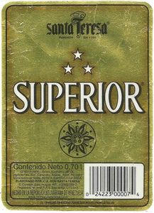 Drink Label: Superior (C.A. Ron Santa Teresa, VenezuelaCol:VE-RUM-000010