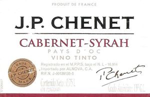 Drink Label: J. P. Chenet (Les Grands Chais de France, VenezuelaCol:VE ...