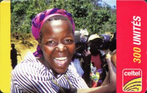 Phonecard: Smiling Young Girl (Mobile Congo DRC, Congo, Democratic ...