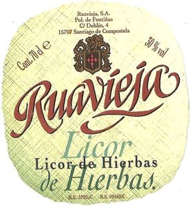 Drink Label: Ruavieja (Ruavieja, S.A., SpainCol:ES-LIQ-000001