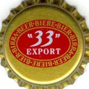 Capsule de bouteille: 33 export (Brasserie Fischer, FranceCol:BE-FR-00235 🍾