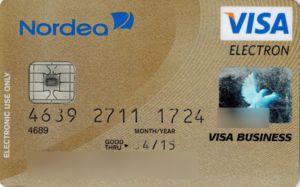Bank Card: Visa Business (Nordea Bank Polska S.A., PolandCol:PL-VE-0108.01
