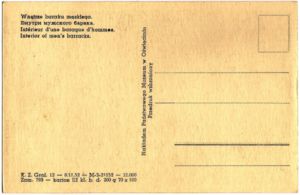Postcard: Auschwitz-Birkenau - Interior of men's barracks (Poland ...