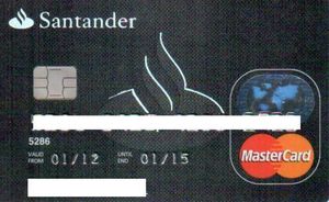 Bank Card: Santander (Santander, United Kingdom of Great Britain ...