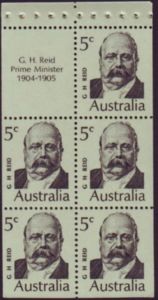 Stamp: Prime Minister - G. H. Reid (Australia(Famous Australians (2nd ...