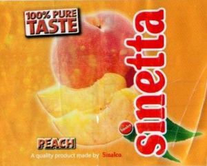 Etiqueta de bebida: Sinetta peach (Kozuvcanka, Macedonia del NorteCol ...