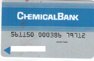 Tarjeta de Banco: Chemical Bank (Chemical Bank, Estados Unidos de ...