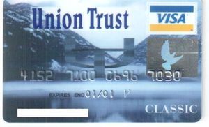 Bank Card: Union Trust (Bank of Delaware, United States of AmericaCol ...