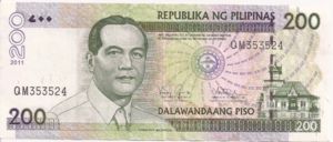 Banknote: 200 Piso (Philippines) (2001-2013 Issue, Bangko Sentral ng ...