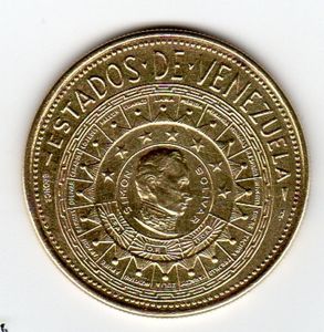 Token: Venezuelan States (Venezuela(Commemorative Tokens) Col:VE-000065