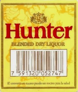 Drink Label: Hunter (Productora Enotria, C.A., VenezuelaCol:VE-WHISK-000005