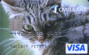 Bank Card: Cat (SMP Bank, RussiaCol:RU-VI-0751