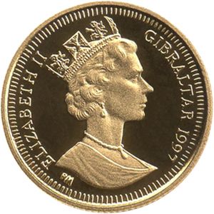 Coin: 1/25 Crowns (Native American Culture) (Gibraltar(G81 - 1/25 Crown ...