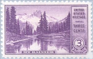 Stamp: Mount Rainier National Park (1899), Washington (United States of ...