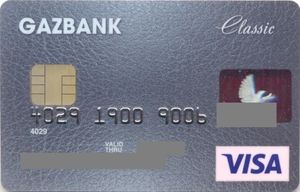 Bank Card: GAZBANK Classic Grey (Gazbank, RussiaCol:RU-VI-0752.02