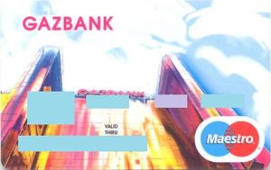 Bank Card: Gazbank (Gazbank, RussiaCol:RU-MS-0275.01