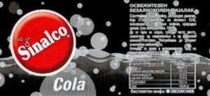 Drink Label: Sinalco Cola (Kozuvcanka, North MacedoniaCol:MK-SODA-000028