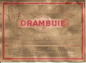 Drink Label: Drambuie (The Drambuie Liqueur Co, LTD, ScotlandCol:SQ-LIQ ...