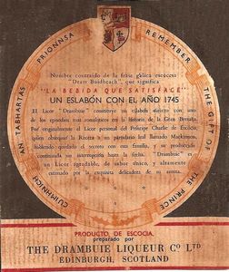 Drink Label: Drambuie (The Drambuie Liqueur Co, LTD, ScotlandCol:SQ-LIQ ...