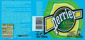 Drink Label: Perrier saveur Citron Lemon (N.W.S. Sud, FranceCol:FR-SODA ...