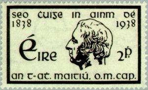 Stamp: Father Mathew Theobald (Ireland(Centenary of Temperance Crusade ...