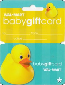 Gift Card: Baby gift card (Walmart, United States of America(Baby) Col ...