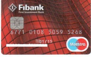 Bank Card: FiBank Maestro Net - 04/11/000 (First Investment Bank ...
