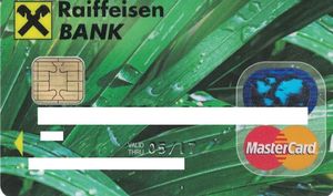 Bank Card: RaiffeisenBank MasterCard Leaves – 12/12/007 (Raiffeisen ...
