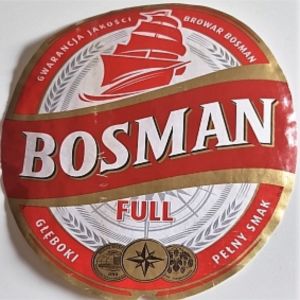 Etiqueta de bebida: Bosman Full (Browar Bosman Szczecin, PoloniaCol:PL ...