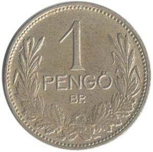 Coin: 1 Pengő (Hungary(1920~1944 - Monarchy (Pengo)) Col:HU-000049,WCC ...