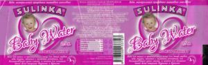 Drink Label: Sulinka Baby Water (SULINKA spol, s.r.o., SlovakiaCol:SK ...