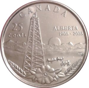 Coin: 25 Cents (Alberta) (Canada(1935~Today - Circulating ...