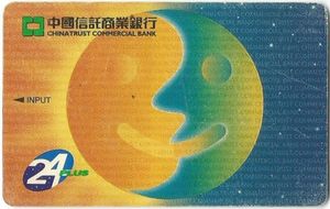 Bank Card: 24 Plus (Chinatrust Commercial Bank, Taiwan (Republic of ...