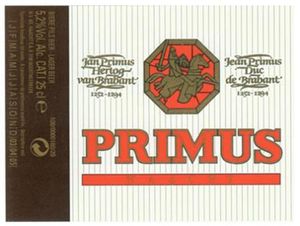 Drink Label: Primus (Haacht, BelgiumCol:BE-BEER-007603