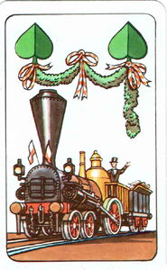 Game Card: 2 - Steam Locomotive (Playing Cards - Trains(CZ - Hrací ...