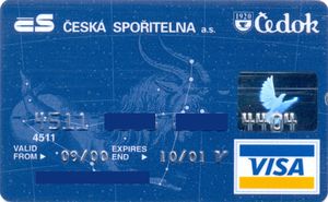 Bank Card: Zodiac - Capricorn (Česká Spořitelna, Czech RepublicCol:CZ ...