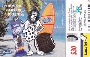 Telefonkarte: Galletas Marinela Lors (Surfing) (Telmex - Ladatel ...