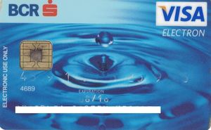 Bank Card: Bcr Visa (Banca Comerciala Romana, RomaniaCol:RO-VE-0042.04