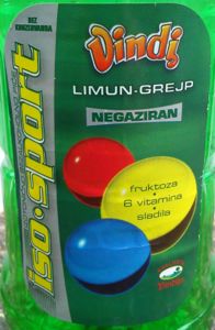 Drink Label: Iso Sport - limun grejp (Vindija, CroatiaCol:HR-JUICE-000001