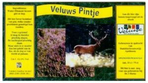 Drink Label: Veluw's Pintje (Stadsbierbrouwerij Apeldoorn ...